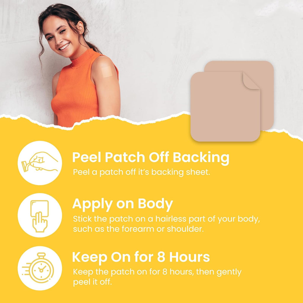 Convenient vitamin D3 K2 patches