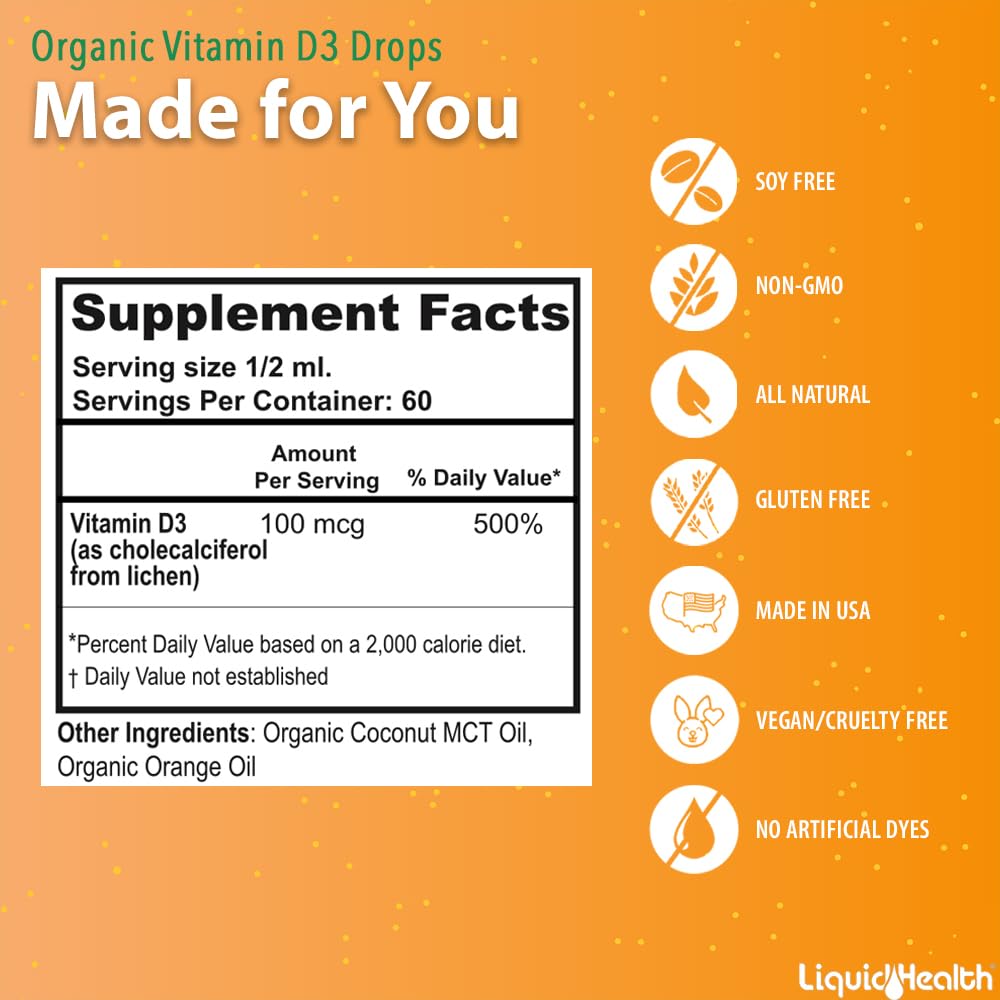 convenient vitamin D3 liquid supplement