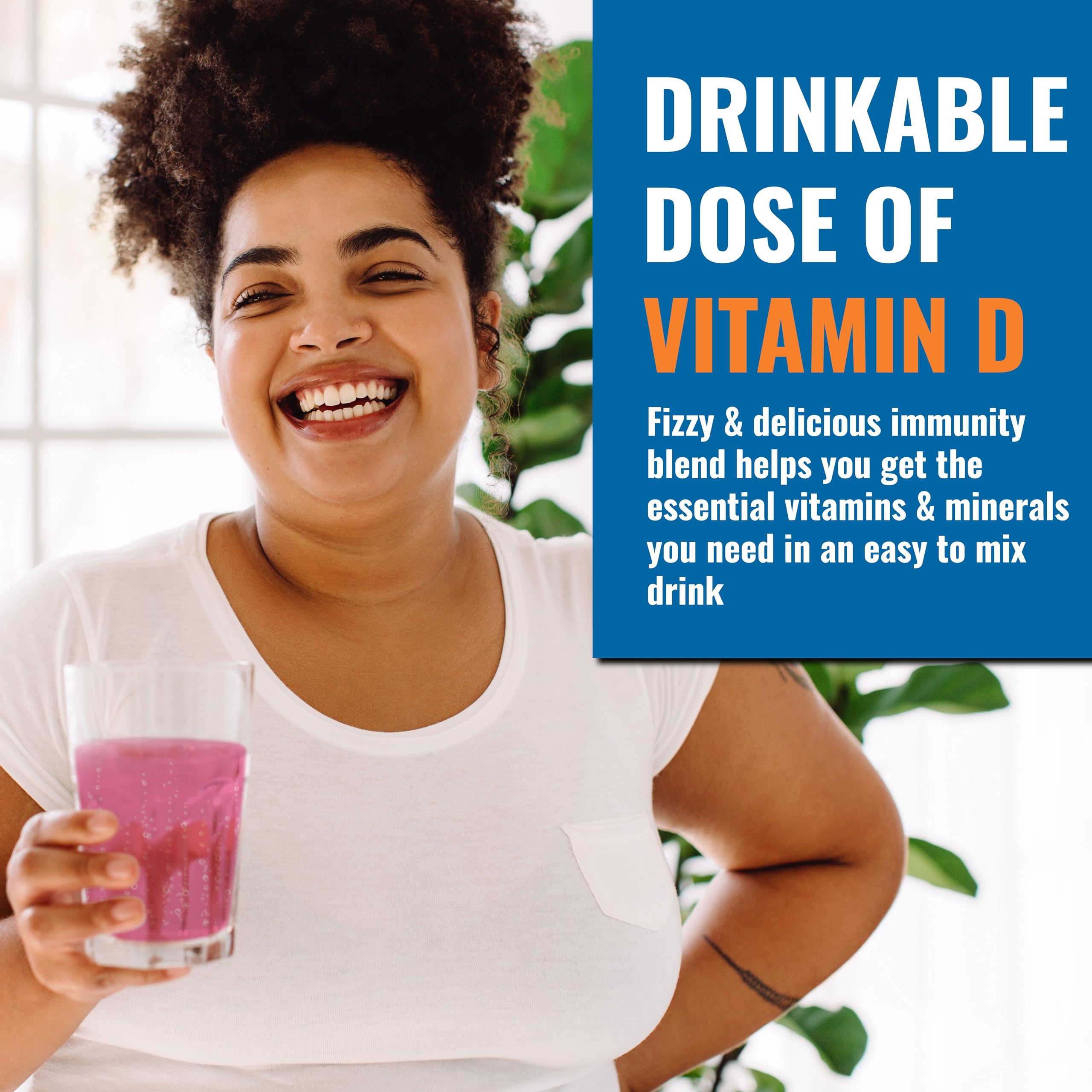 Convenient vitamin mix on-the-go