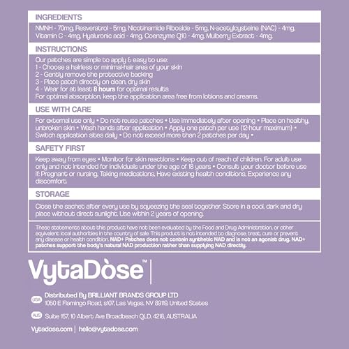 Convenient Vytadose patches for vitality