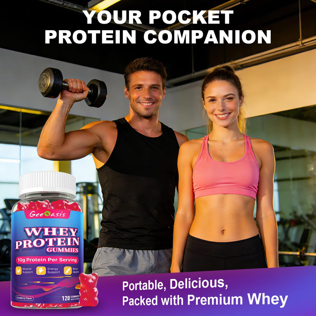 convenient whey protein gummies for on-the-go