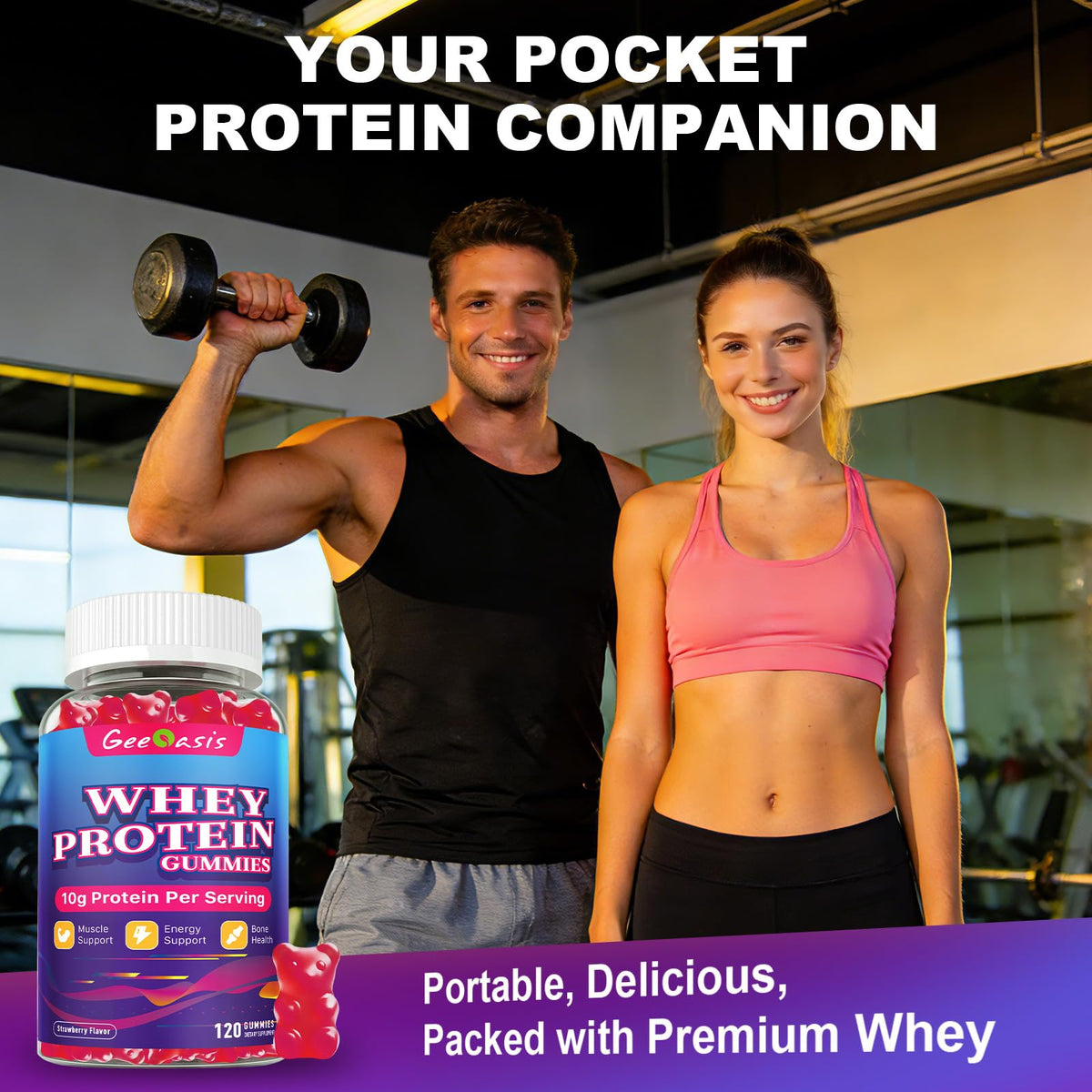 convenient whey protein gummies for on-the-go