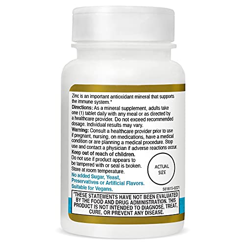 Convenient zinc supplement for busy lifestyles