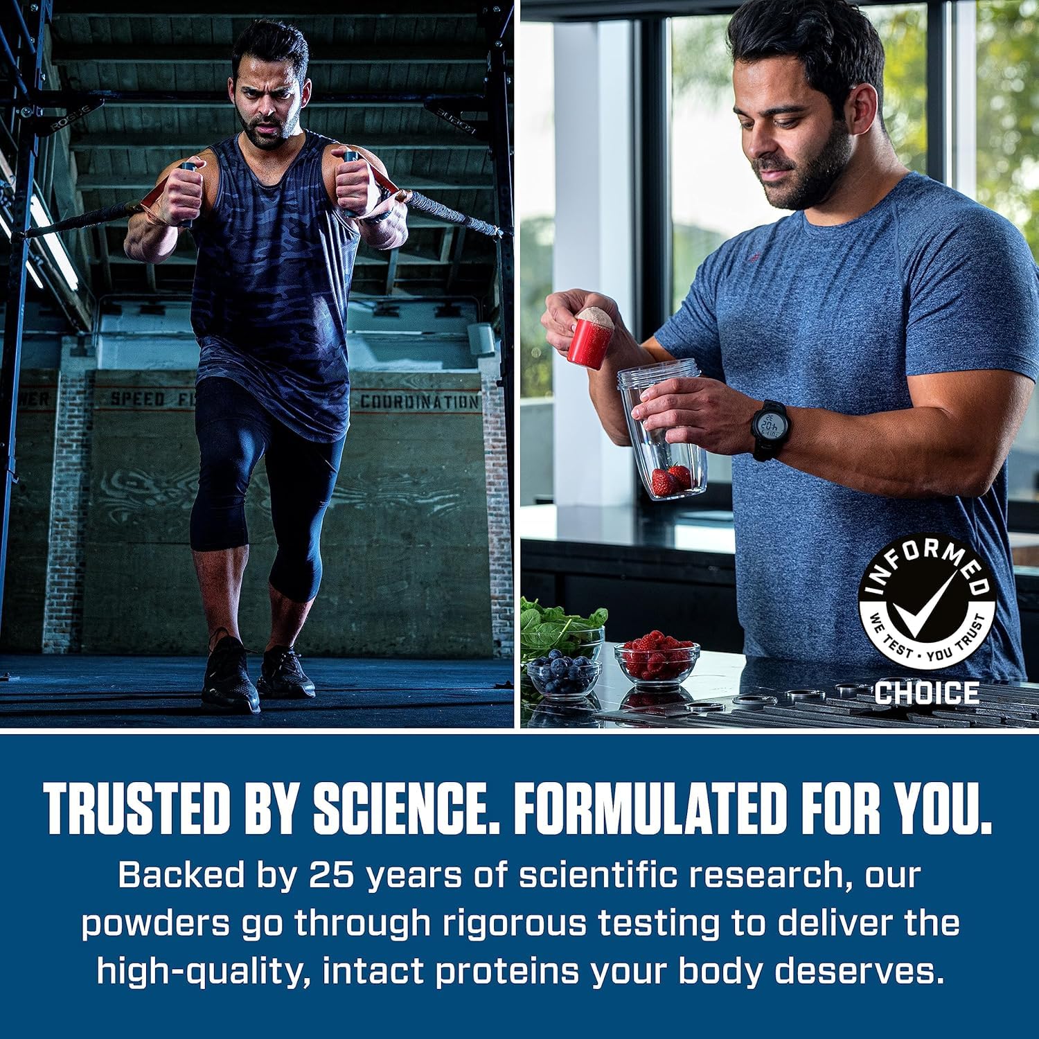 cookies and cream flavour protein supplement