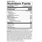 Cookies and cream plant protein blend