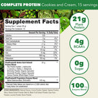 Cookies and cream plant protein