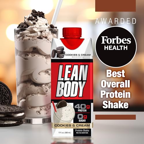 Cookies and cream protein drink