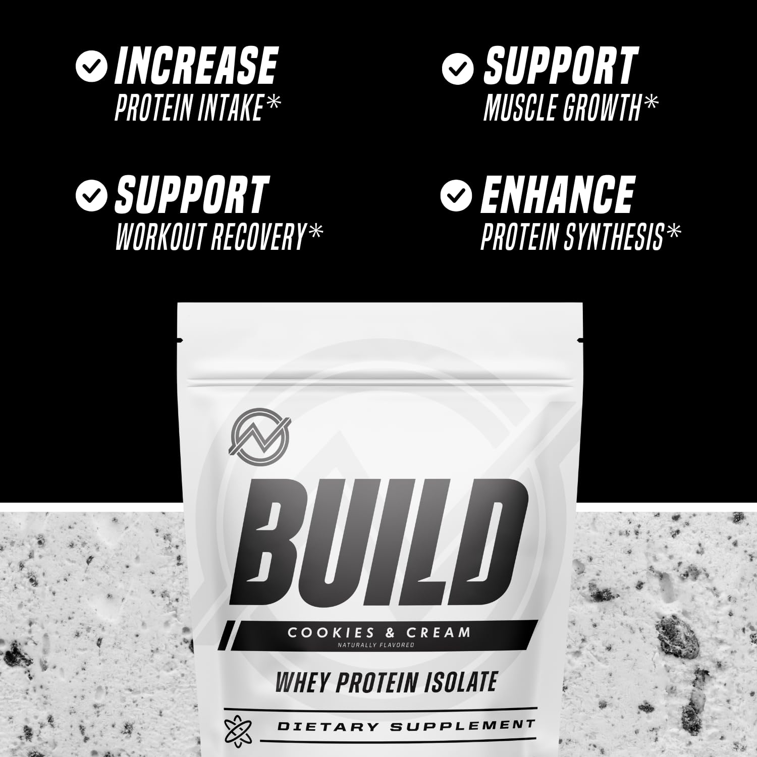 Cookies and cream protein powder