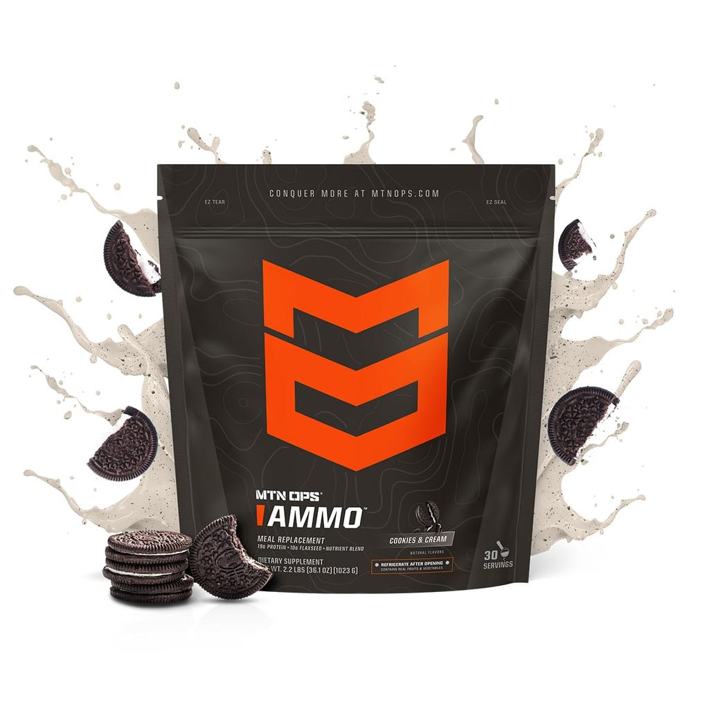 Cookies & Cream protein powder blend