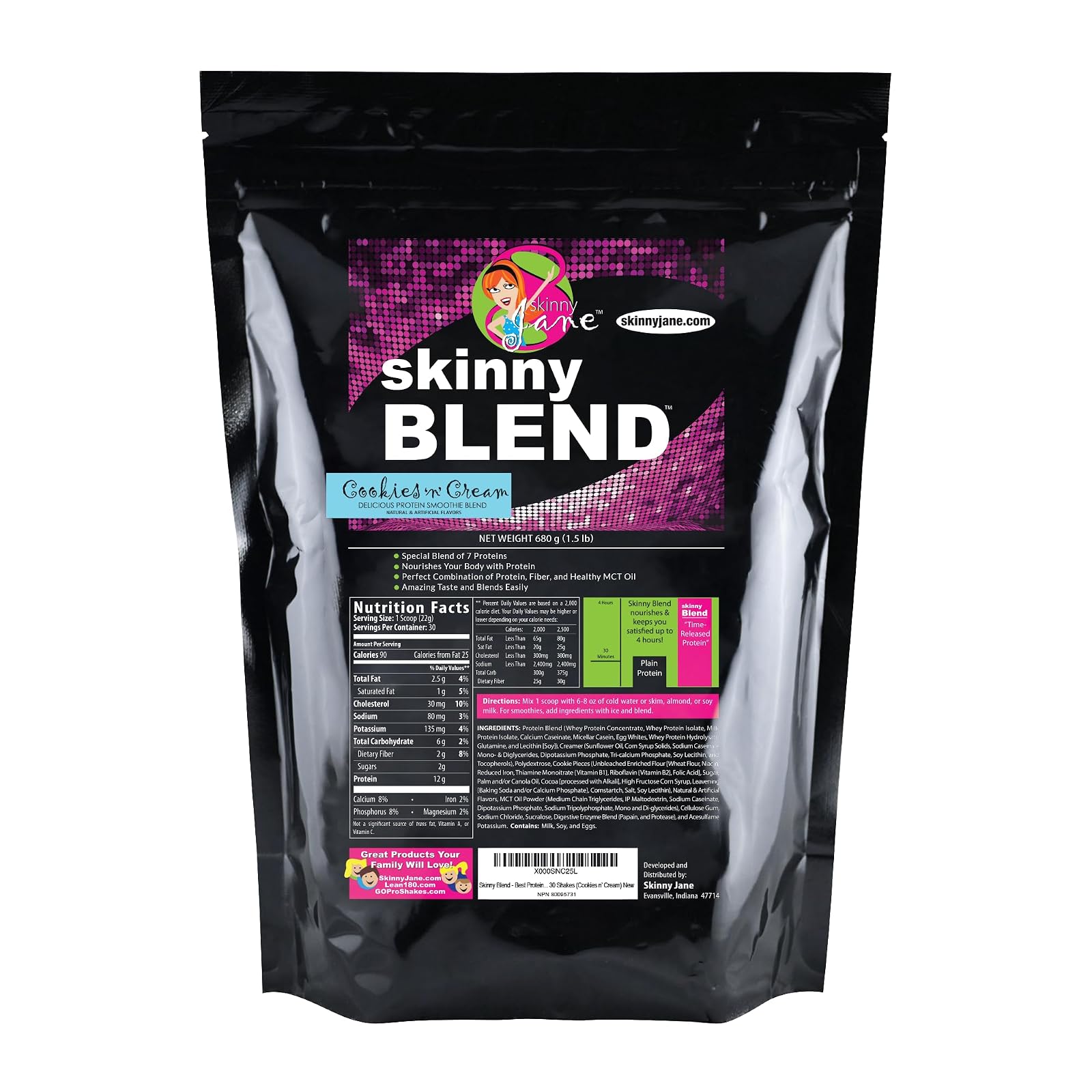 Cookies n Cream whey protein shake