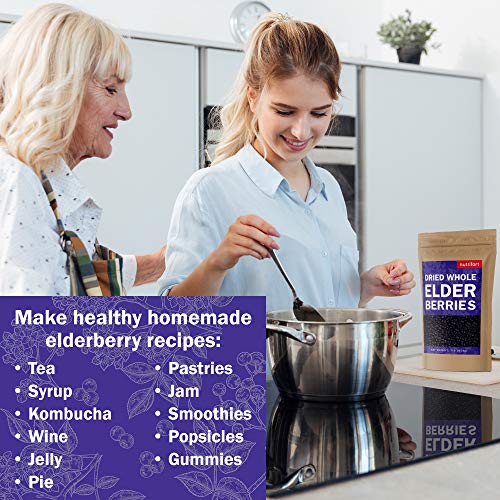 cooking with dried elderberries