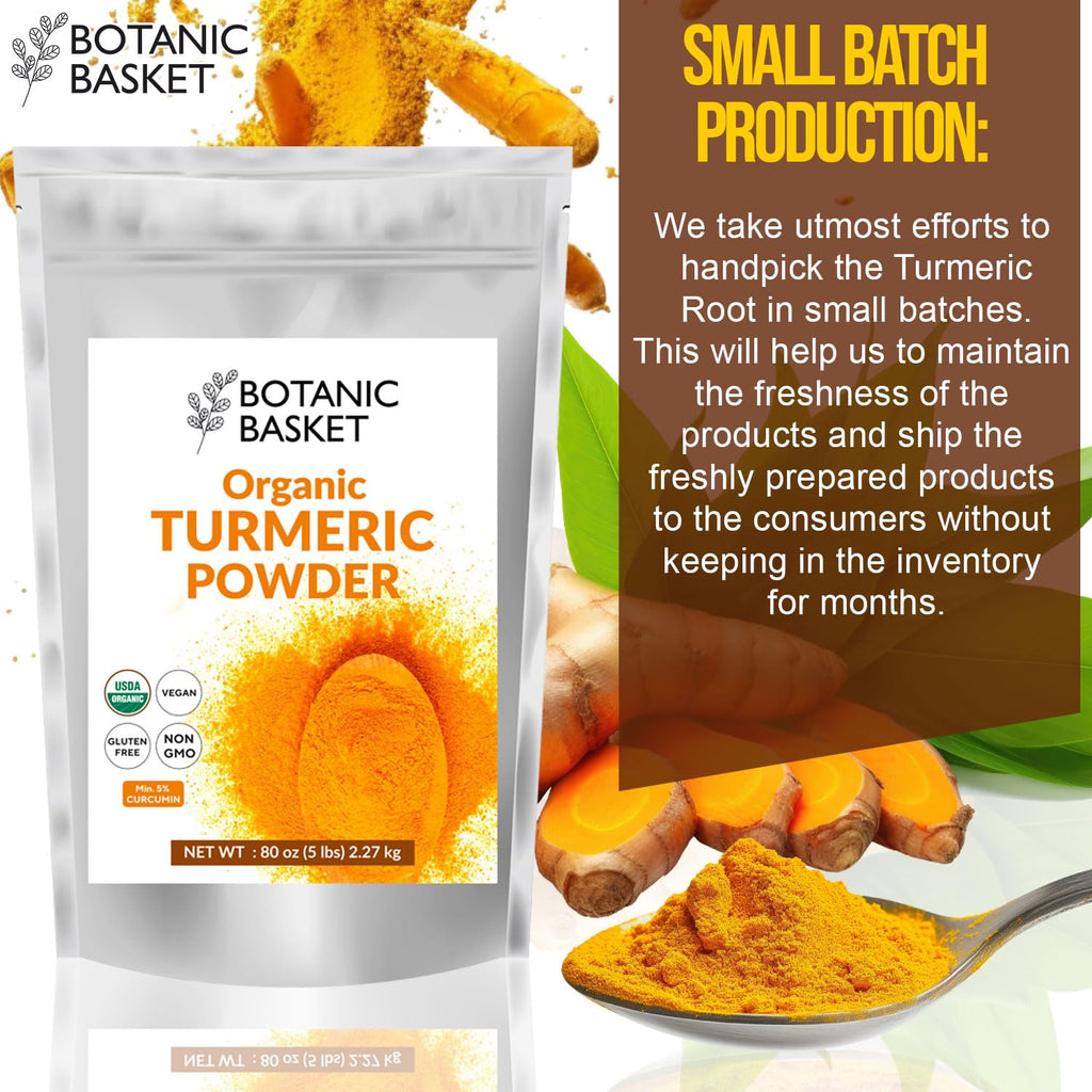 cooking with organic turmeric powder