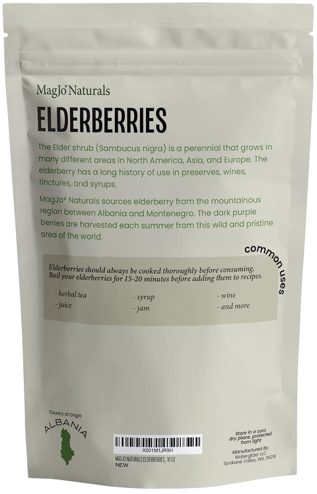 cooking with whole black elderberries
