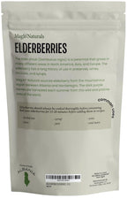 cooking with whole black elderberries