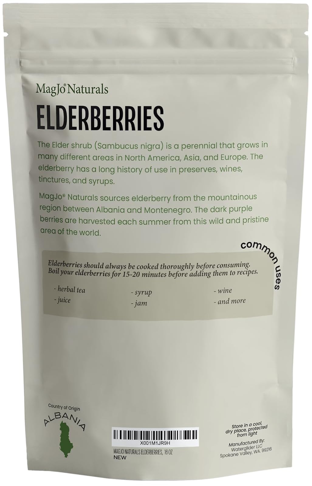 cooking with whole black elderberries