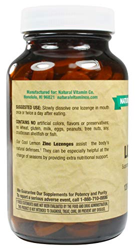 cool lemon zinc throat lozenges