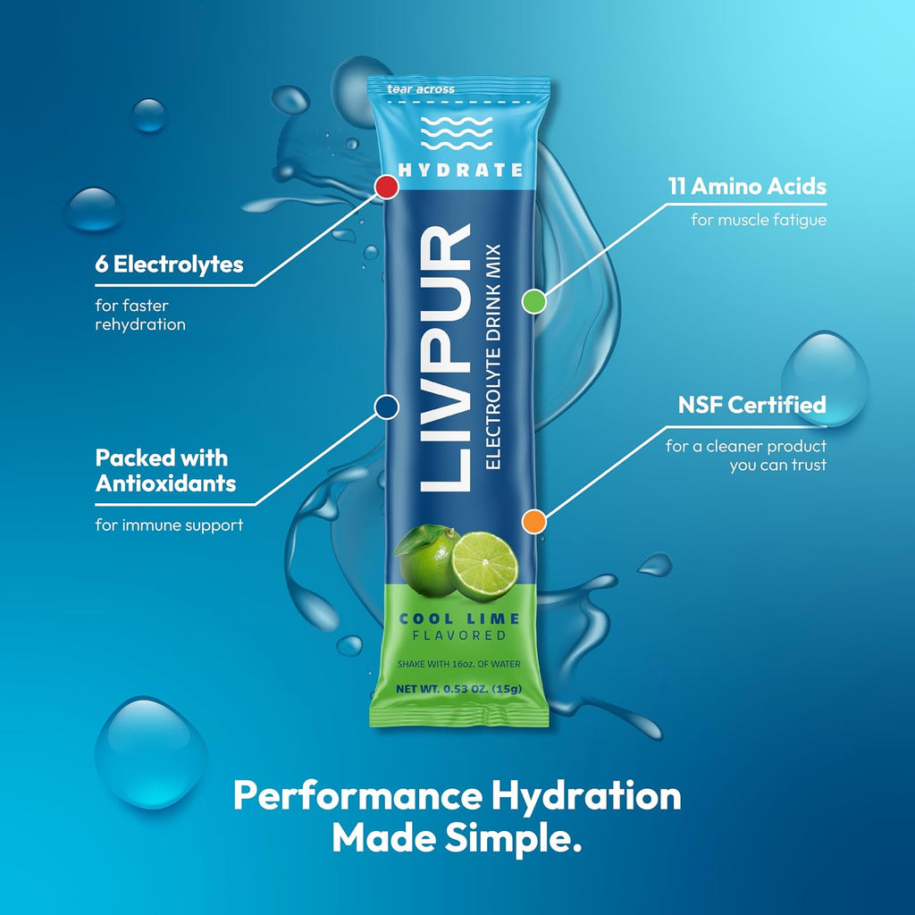 cool lime electrolyte powder for hydration