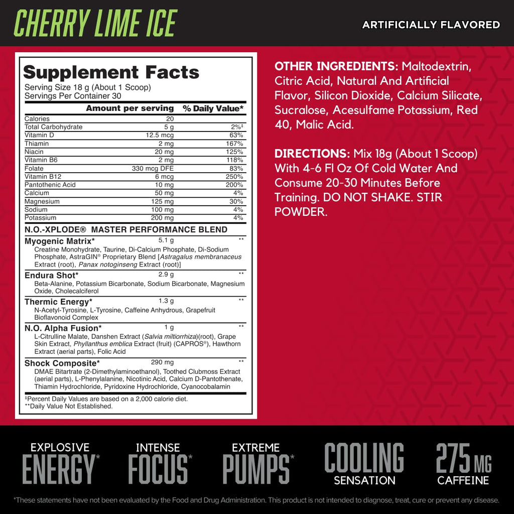 cool rush pre-workout for endurance