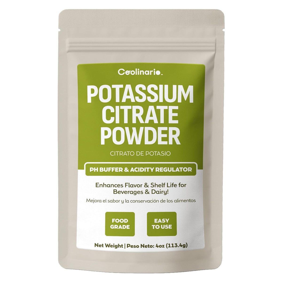Coolinario potassium citrate powder supplement