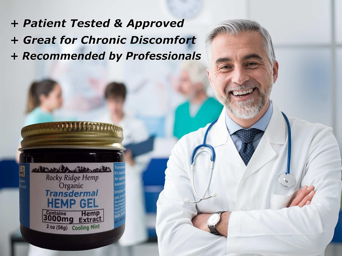 Cooling gel with essential fatty acids