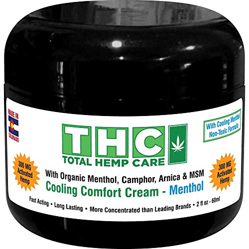 Cooling hemp cream with turmeric benefits
