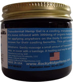 Cooling transdermal gel with omega benefits