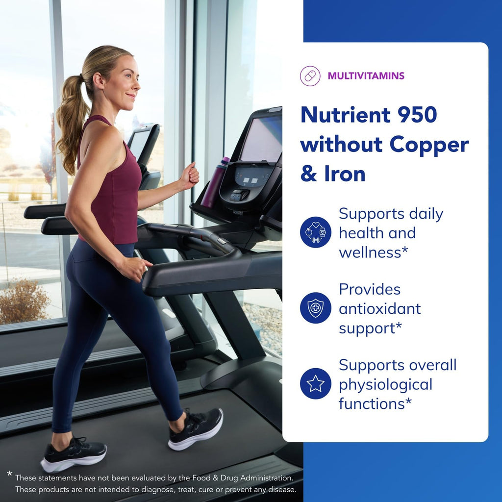 Copper and iron free multivitamin capsules