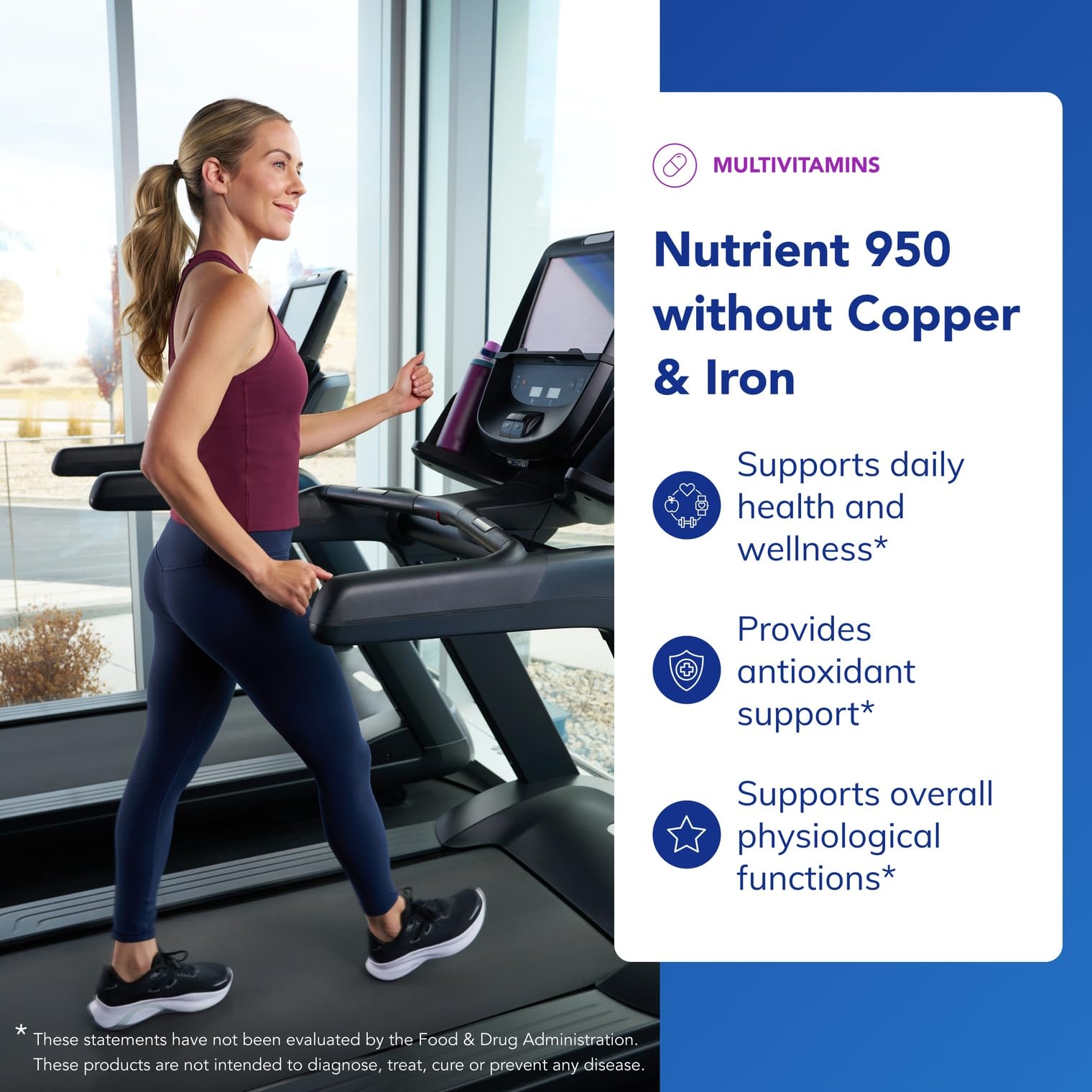 Copper and iron free multivitamin capsules