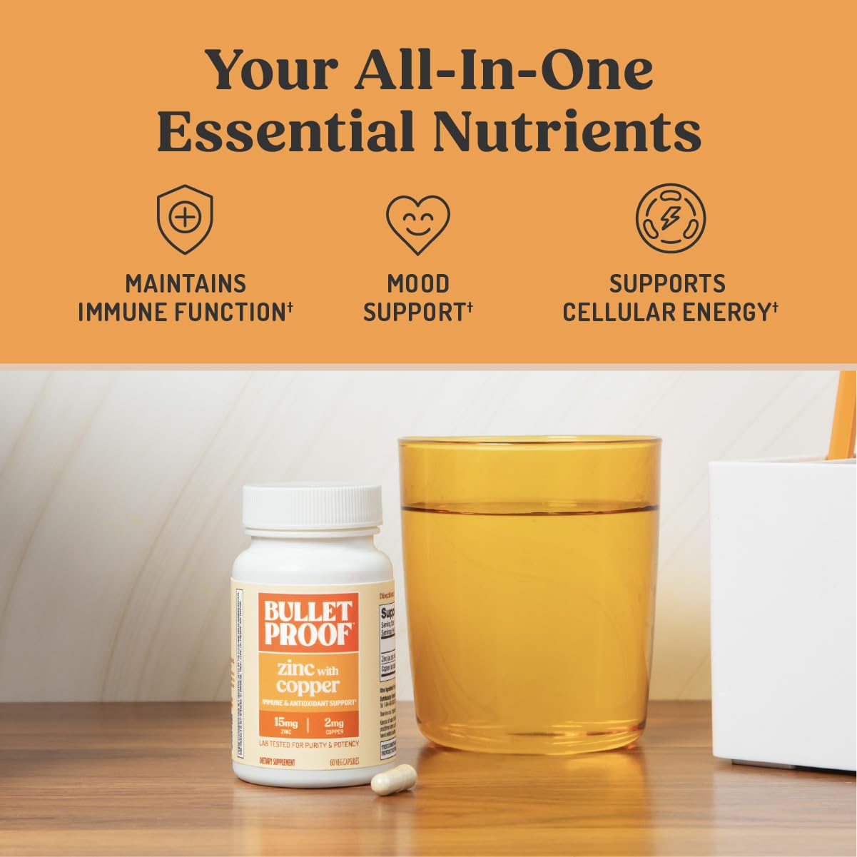 Copper and zinc for balanced nutrition