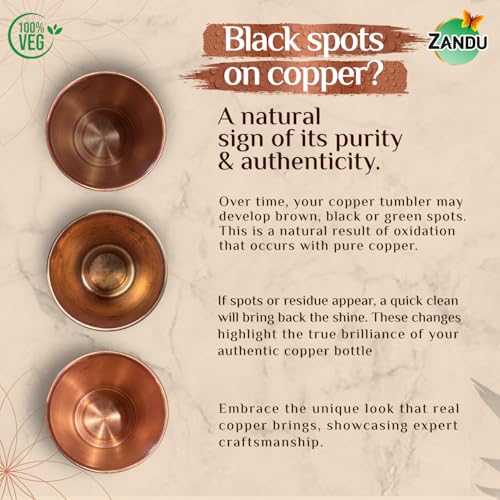 Copper bottle for enhanced immunity
