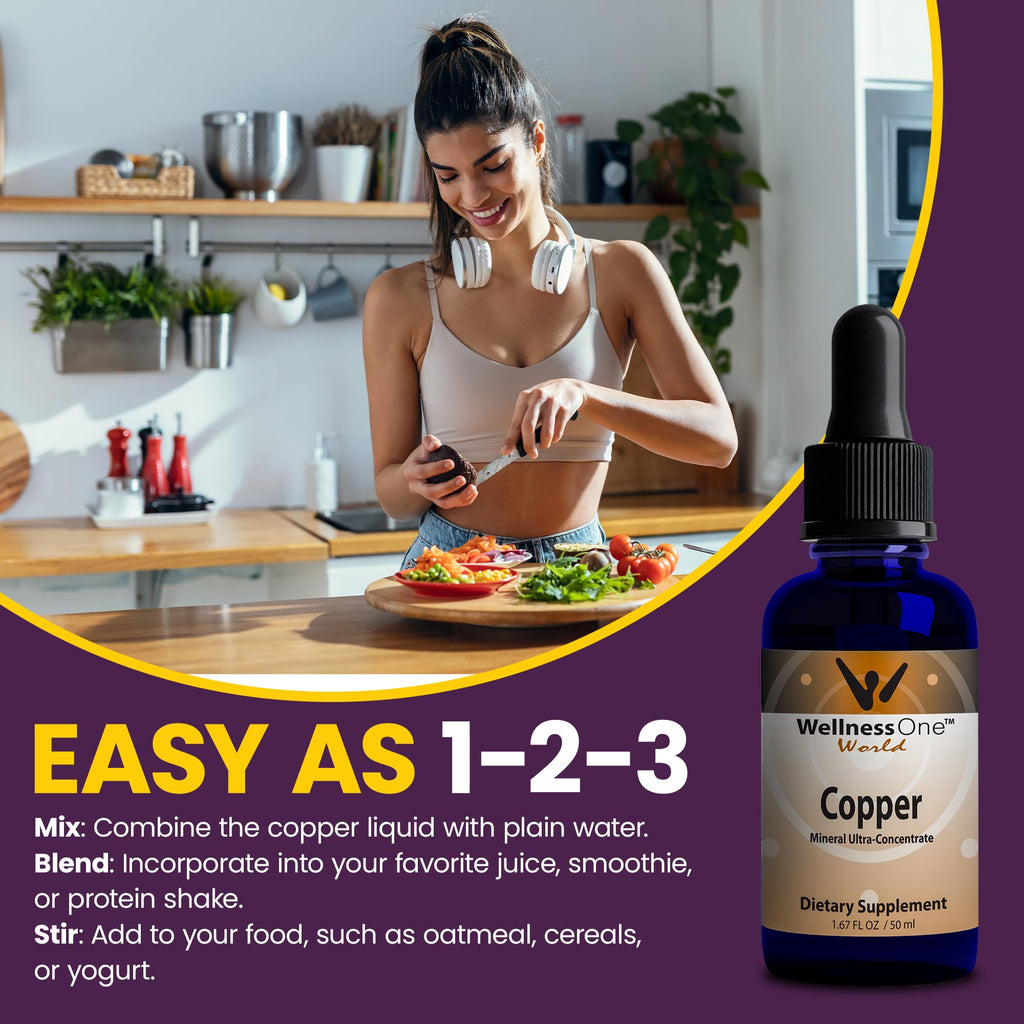 Copper drops for optimal health