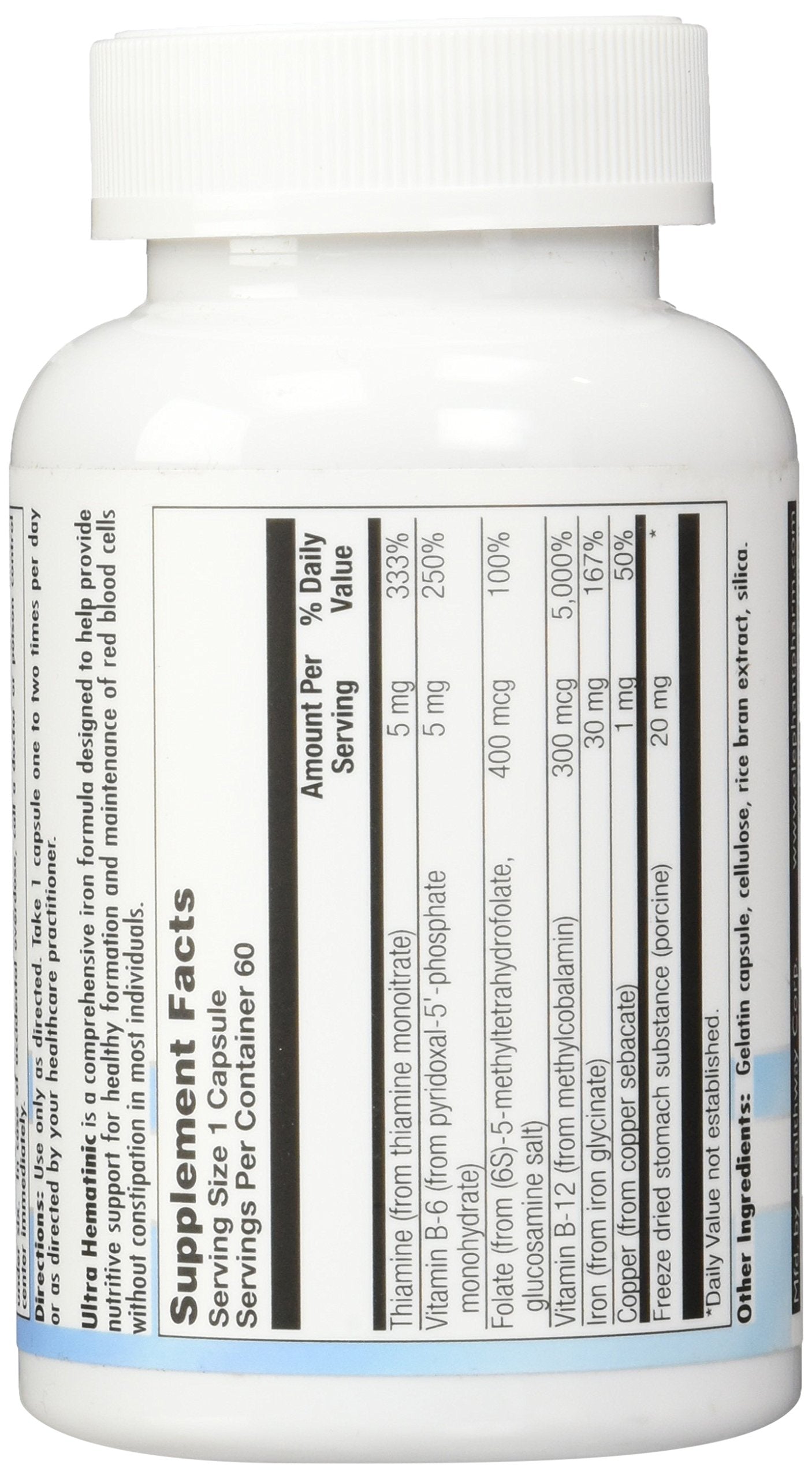 Copper enriched iron formula for health