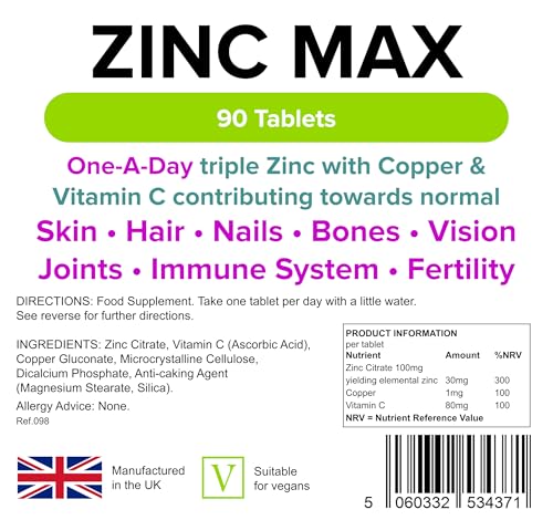 Copper enriched zinc supplement