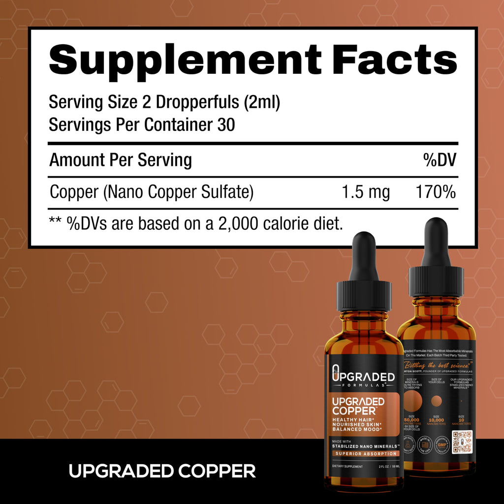 copper mineral support for beauty