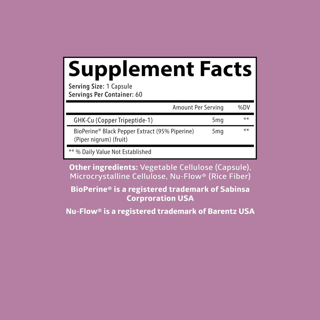 copper peptide for skin health