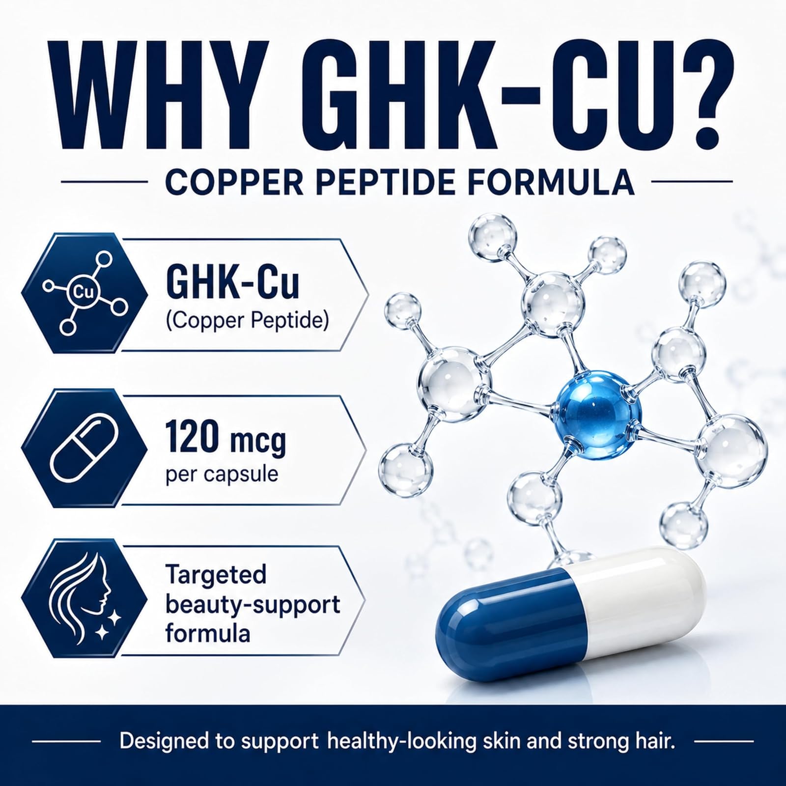 copper peptide for youthful appearance