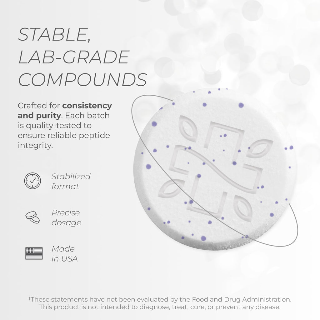 Copper peptide tablets for hair growth