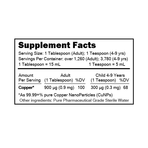 copper supplement for enhanced vitality