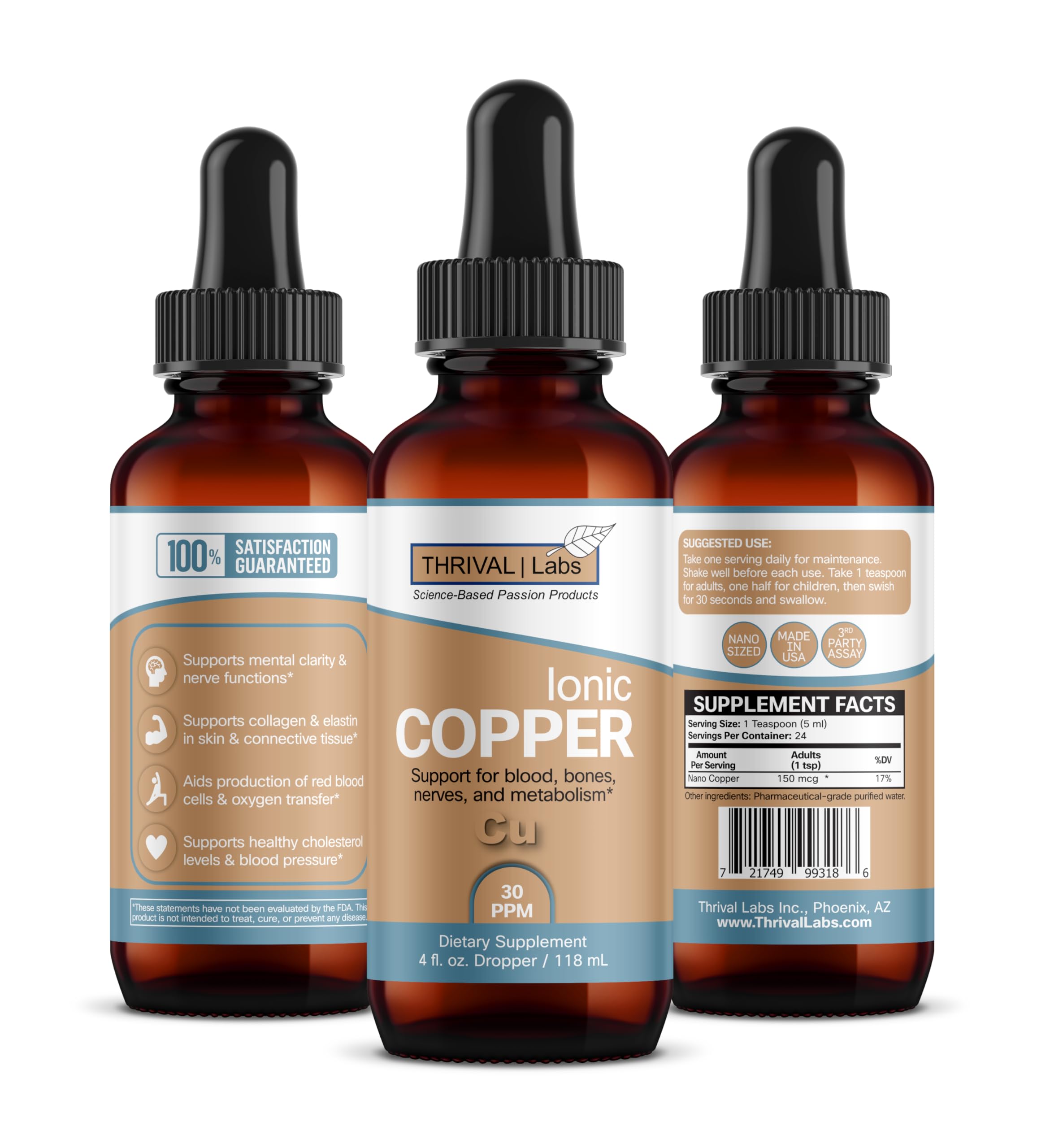 copper supplement for healthy skin