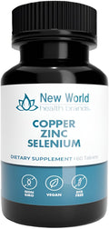 copper zinc selenium supplement tablets