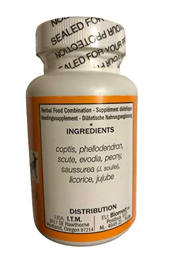 Coptis & Evodia blended vitamin & mineral supplements
