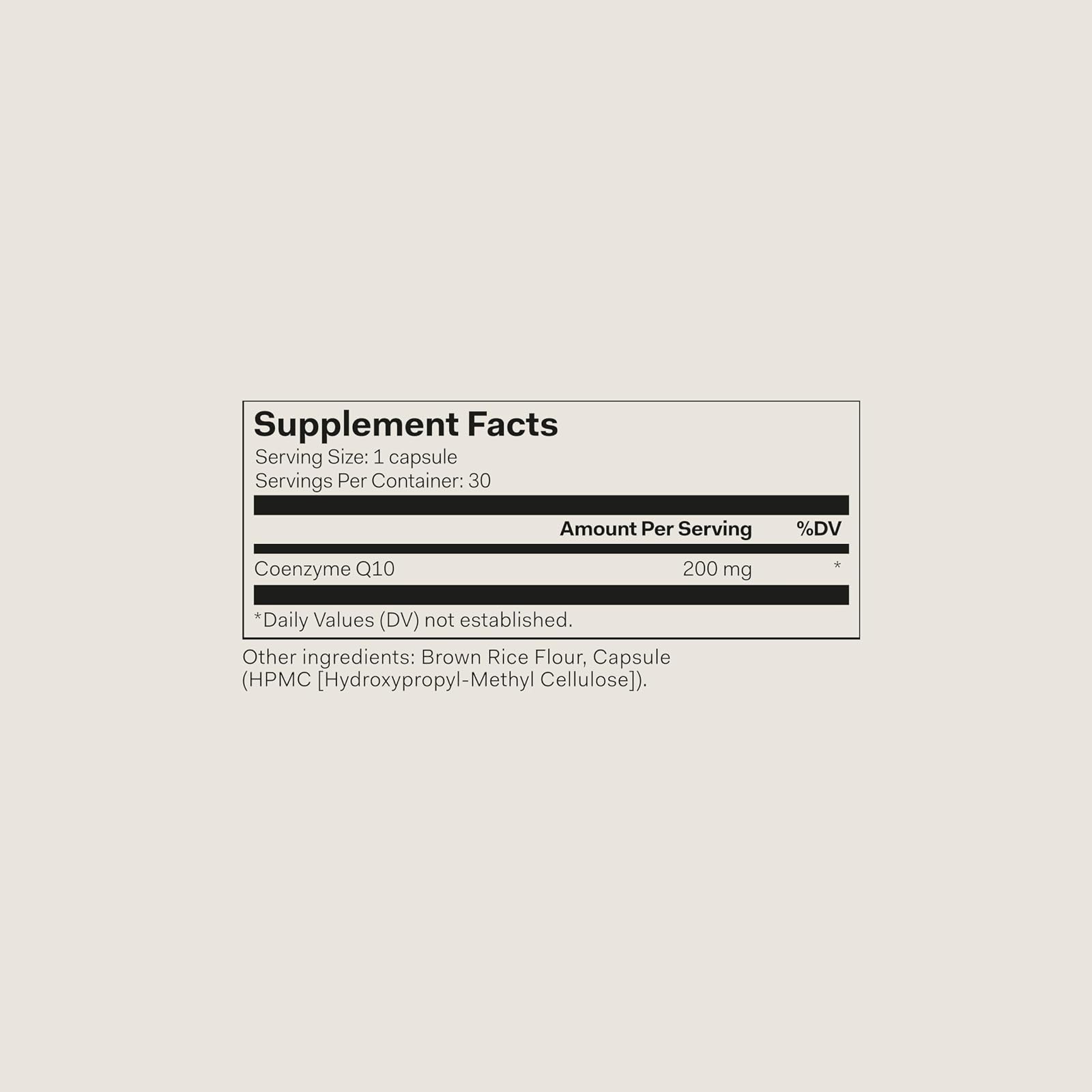 CoQ10 100 mg heart health supplement