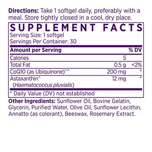 CoQ10 200 mg for heart health