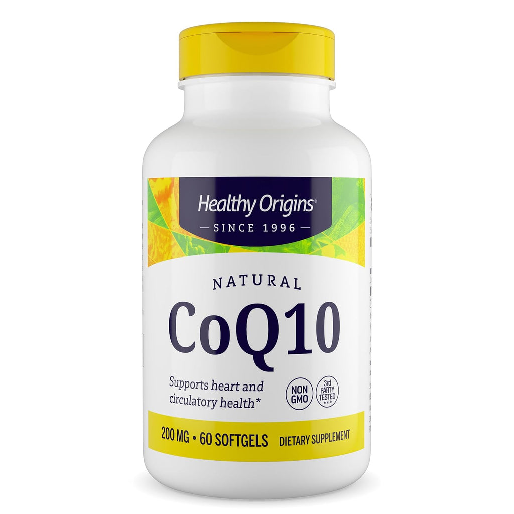 coq10 200 mg softgels for energy