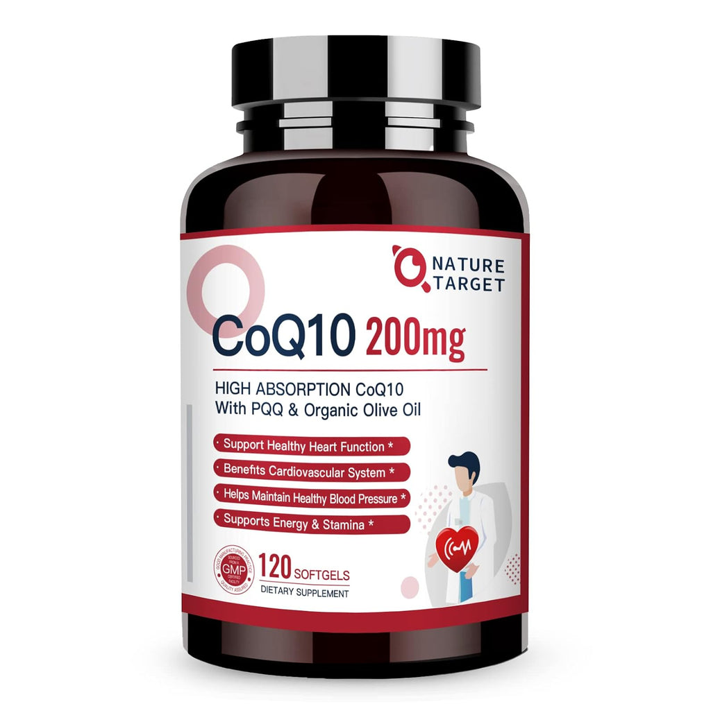 coq10 200 mg softgels for energy