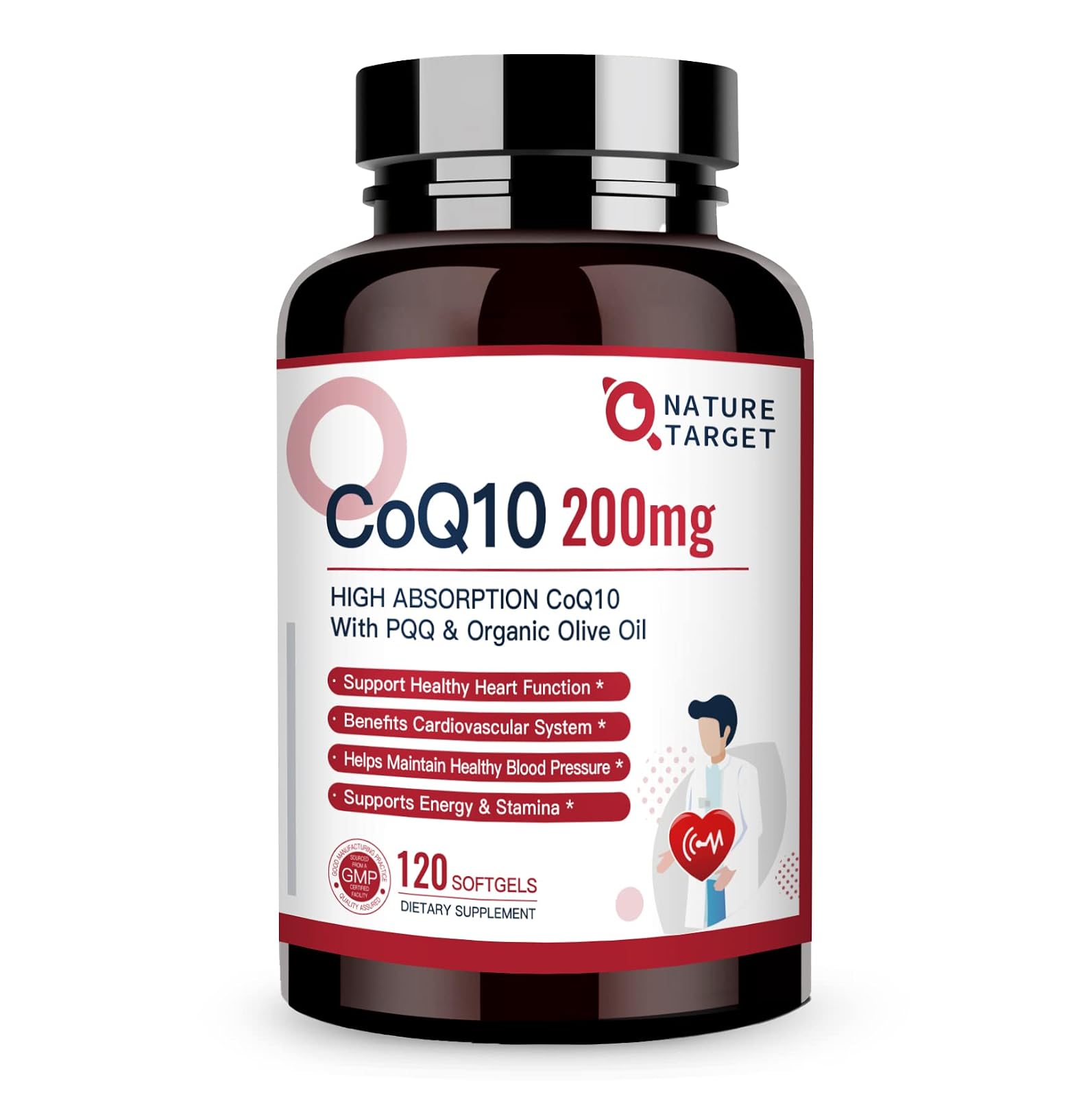 coq10 200 mg softgels for energy