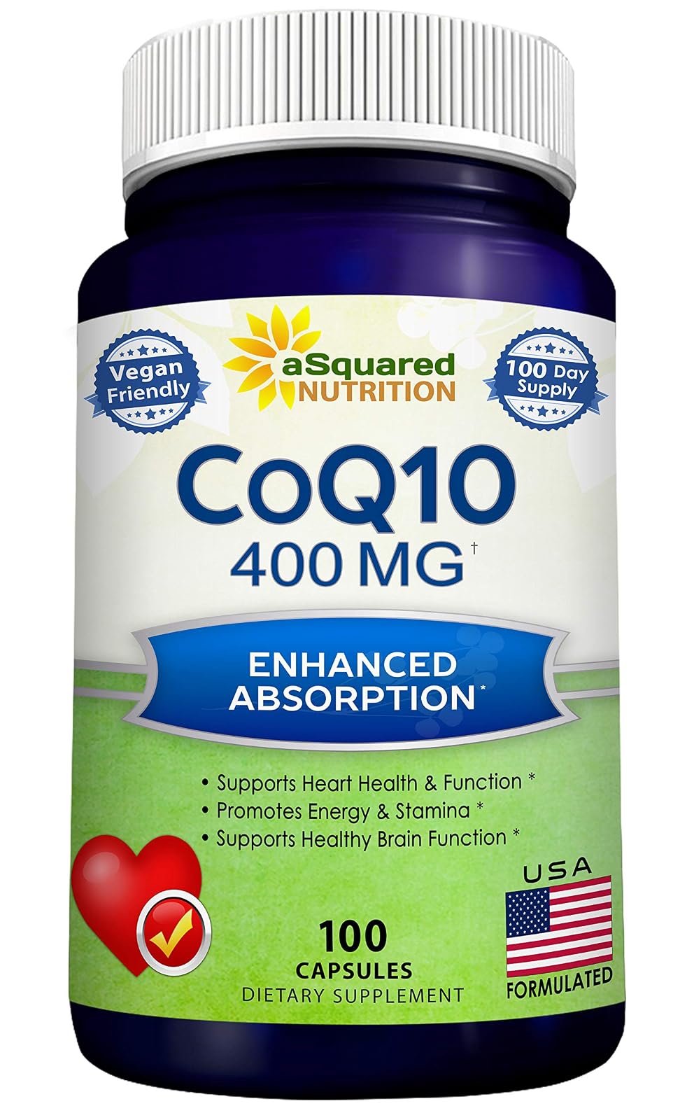 coq10 400 mg antioxidant support