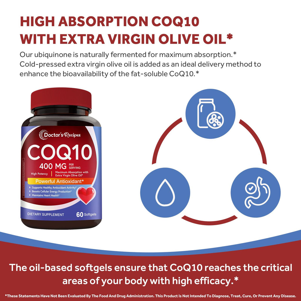 CoQ10 400 mg immune system booster