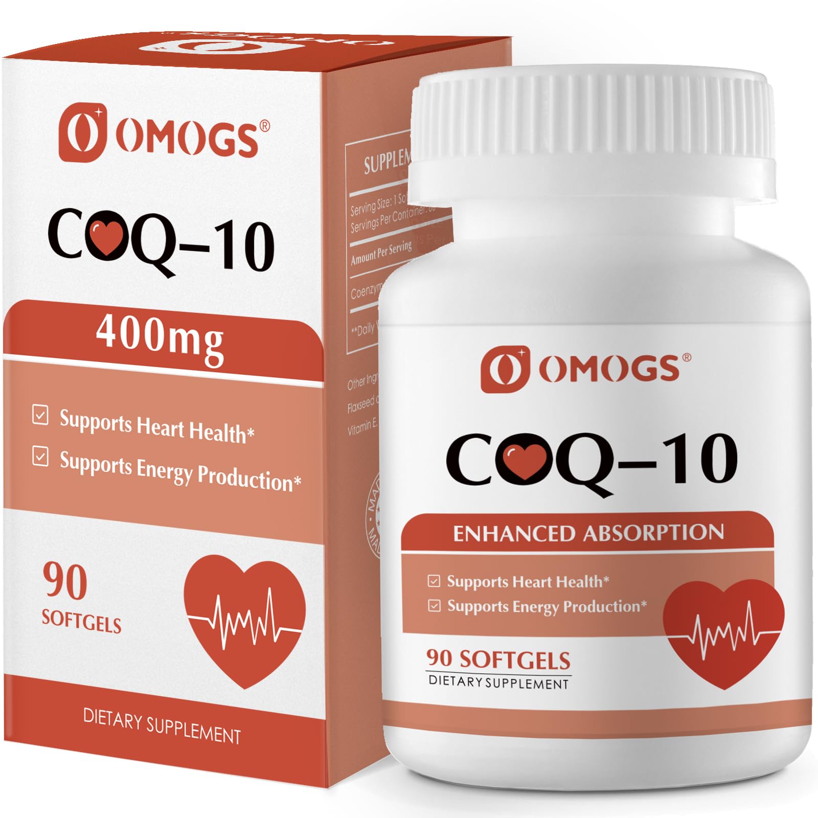 coq10 400 mg softgels for energy