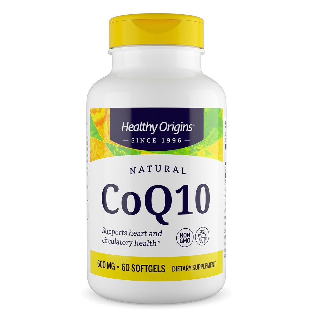 coq10 600 mg softgels for energy
